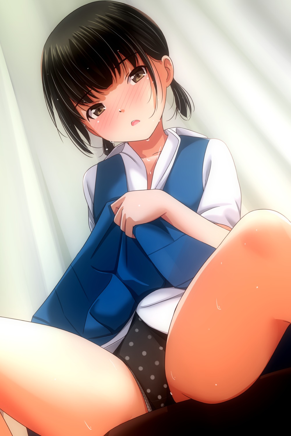 matsunaga kouyou loli pantsu seifuku skirt lift wet | #1240864 | yande.re